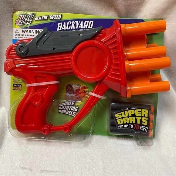 Jump zone | Toys | Backyard Dart Blaster With Doubled Rotating Barrels ...